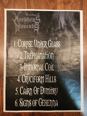 Morpheus Descends Death Metal Setlist June 2013 | eBay