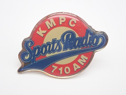 KMPC 710 AM Sports Radio Vintage Lapel Pin | eBay