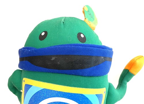 Nickelodeon BOT 8" Plush TEAM UMIZOOMI Rare With Blue Belly Screen 0068 ...