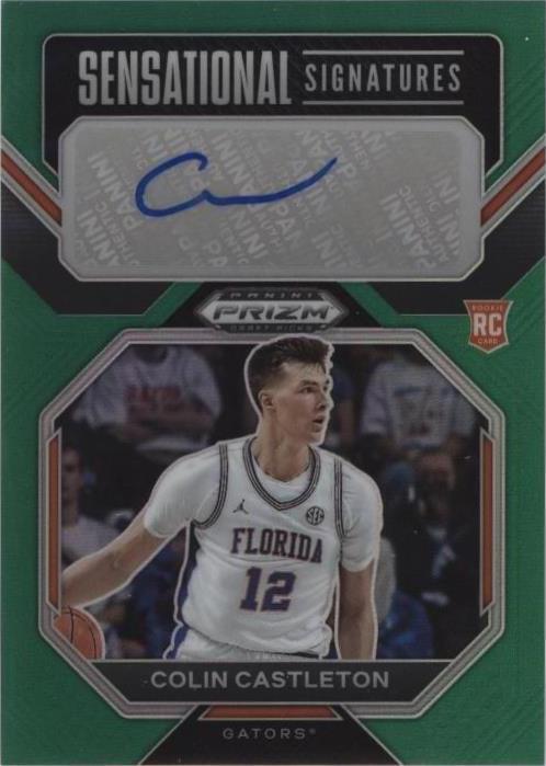 2023 Panini Prizm Draft Picks - Sensational Signatures Colin Castleton ...