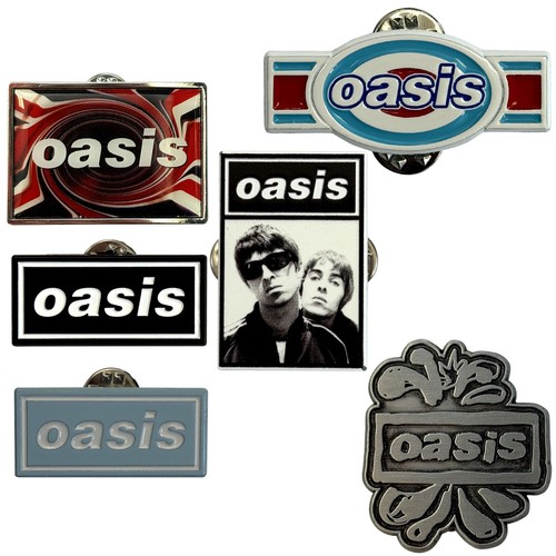 Oasis Band Logo Pin Badge Gift Set One Size | eBay UK