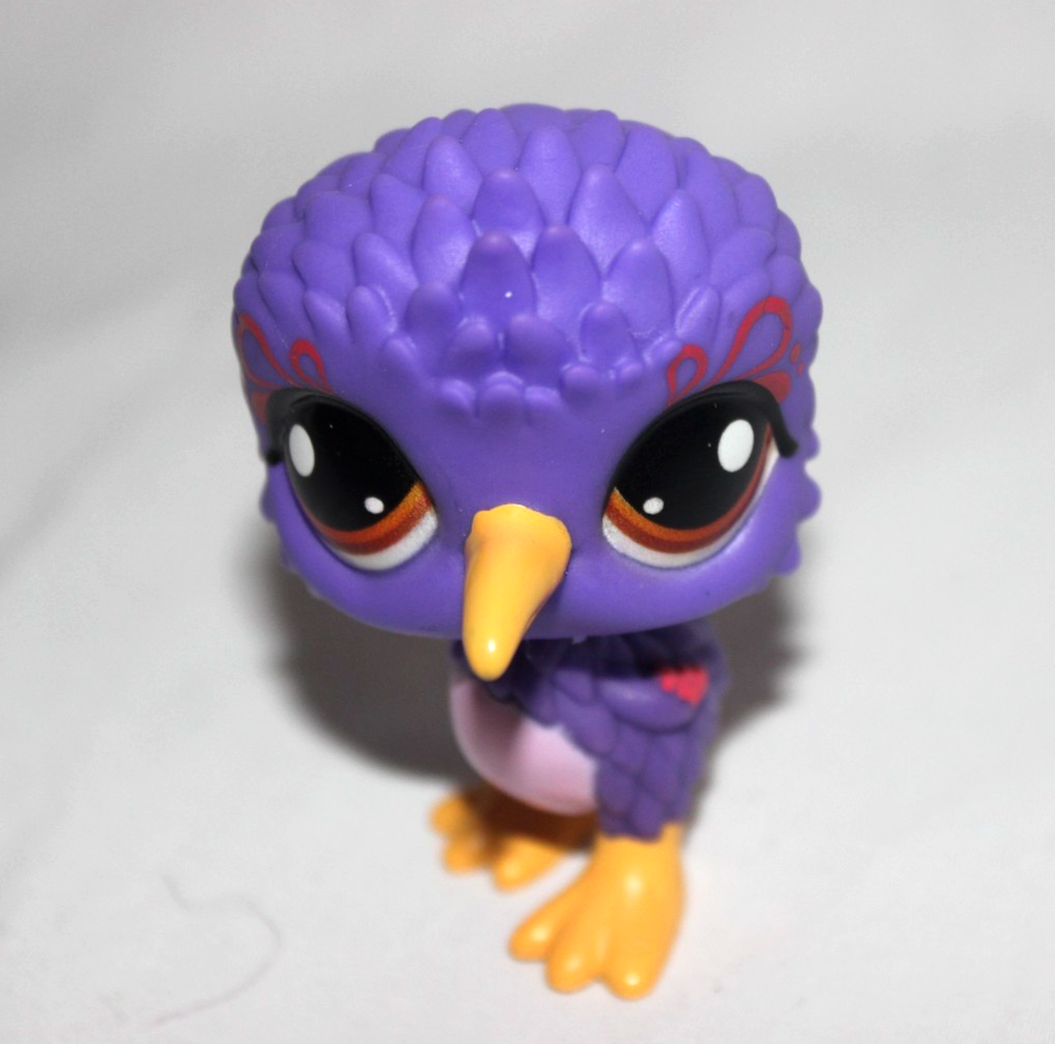 Littlest Pet Shop LOT x4 Red Bird #169 Woodpecker #99 Kiwi #22 Octopus ...