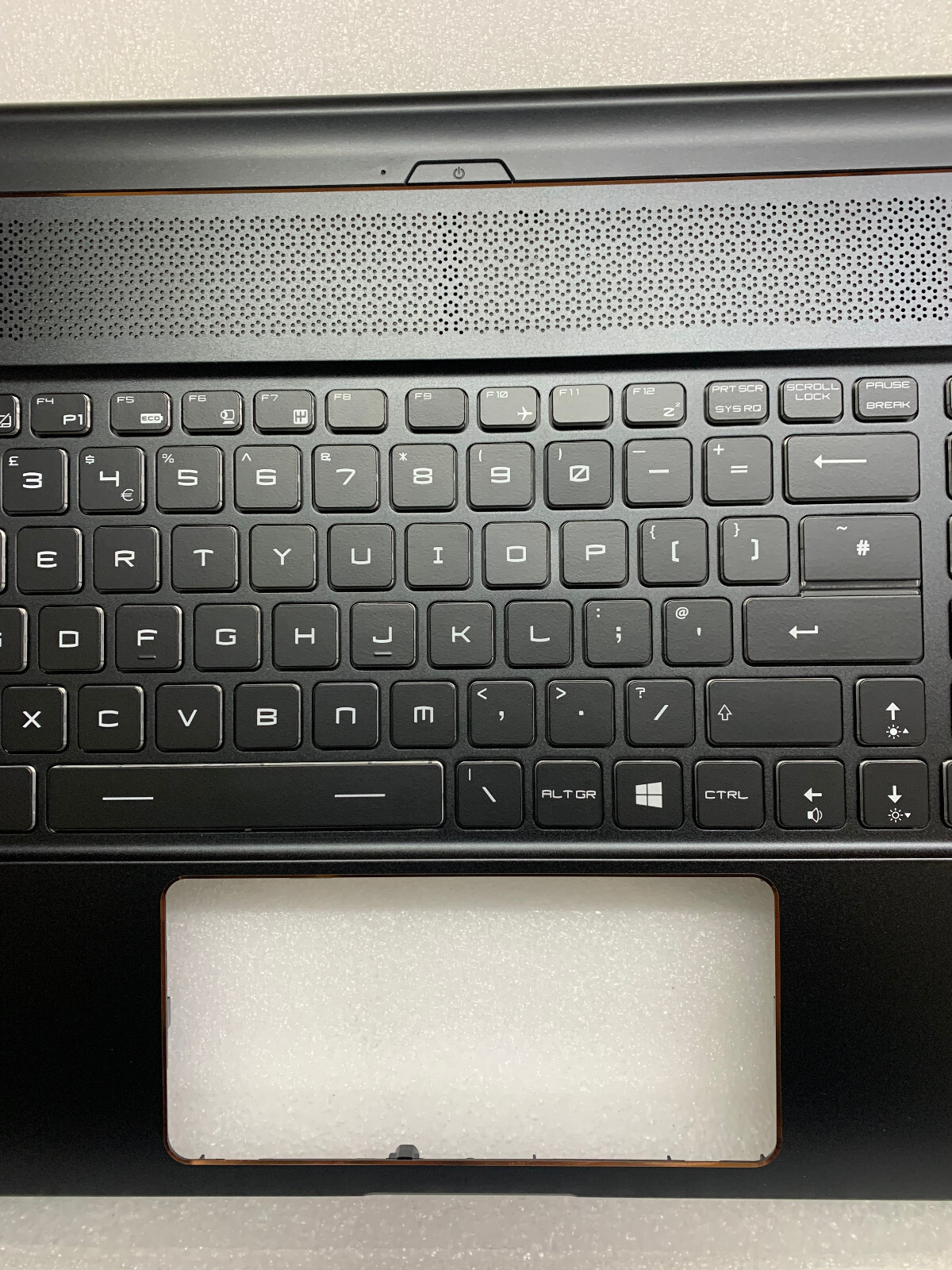 MSI GS75 Stealth 95F Laptop Palmrest Keyboard RGB 957-17G11E-C19 ...