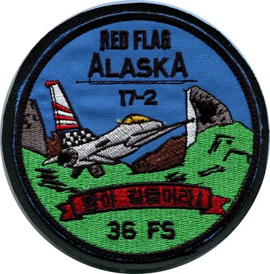 36th Fighter Squadron US Air Force patch Flying Fiends Red Flag Alaska 17-2 | eBay