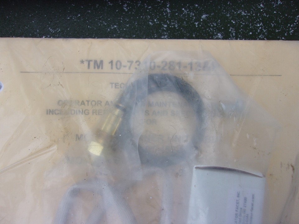 ONE-MILITARY SURPLUS MBU BURNER REPAIR KIT +BOOK -MKT FIELD KITCHEN ...
