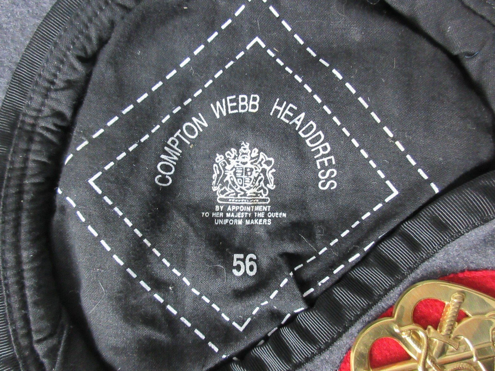 Royal Netherlands Hat: Compton Webb Headdress 56cm (Small) Grey with ...