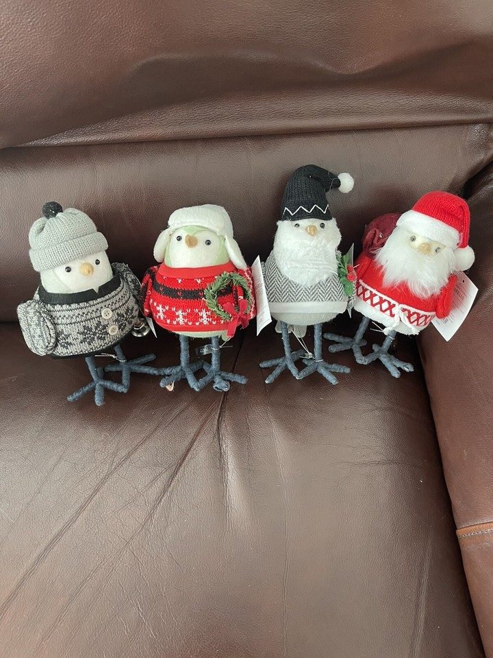 Wondershop Target Fabric Spritz Bird Winter /Christmas Bundle Of 4 ...