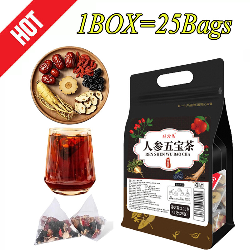 2BOX Ginseng six treasure tea , Kidney tea ,liver tea , red date kidney ...