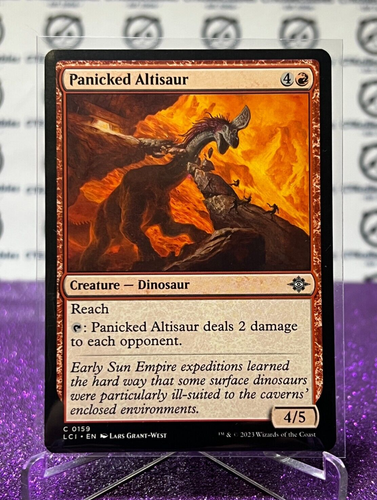 2023 MTG THE LOST CAVERNS OF IXALAN C 0159 CREATURE - DINOSAUR PANICKED ...