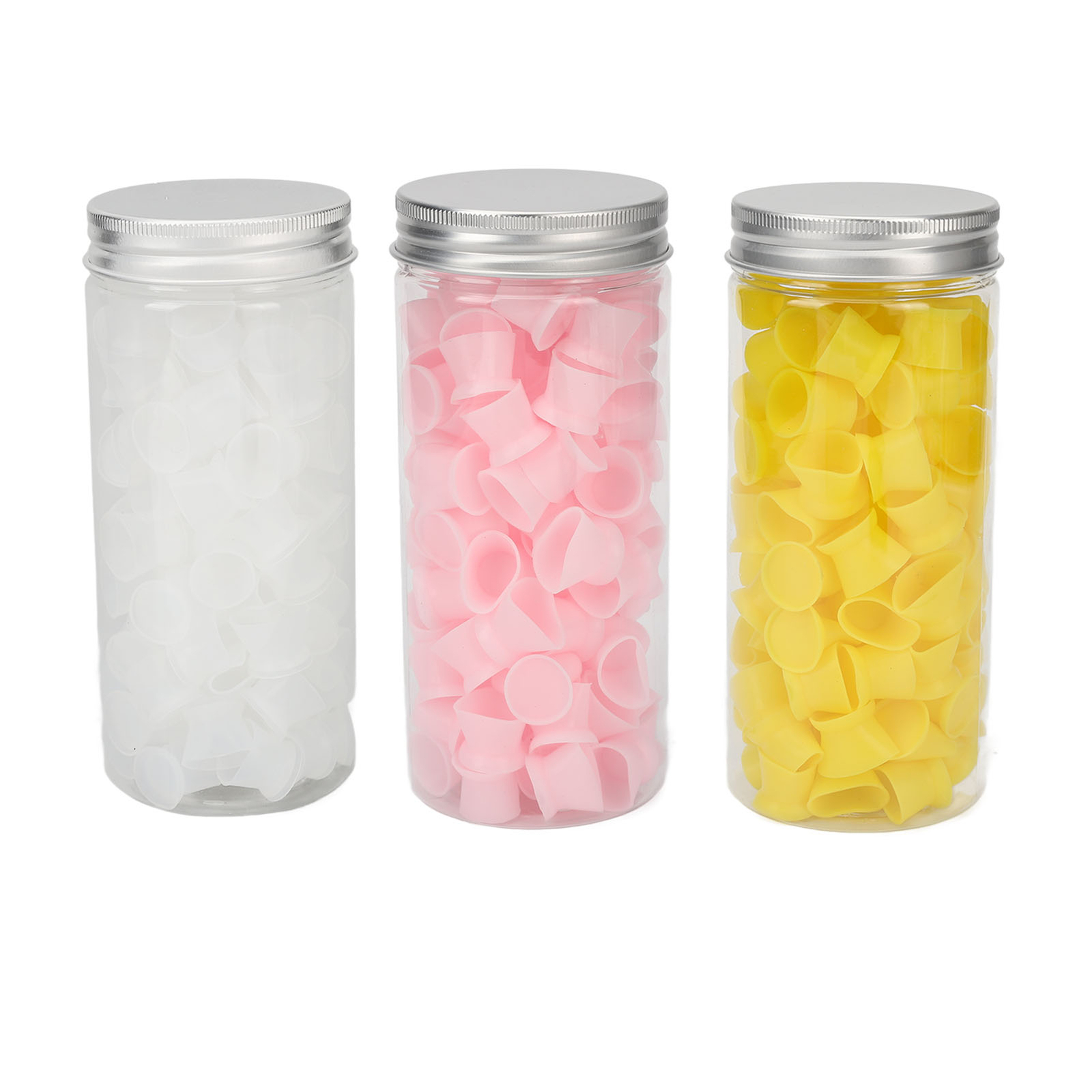 100PCS Disposable Silicone Pigment Cup Large Eyebrow Eyeliner Lip Color ...