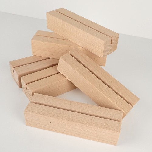 Wooden Bases for Signs, Place card holder, Table no - Brand New (Bulk ...