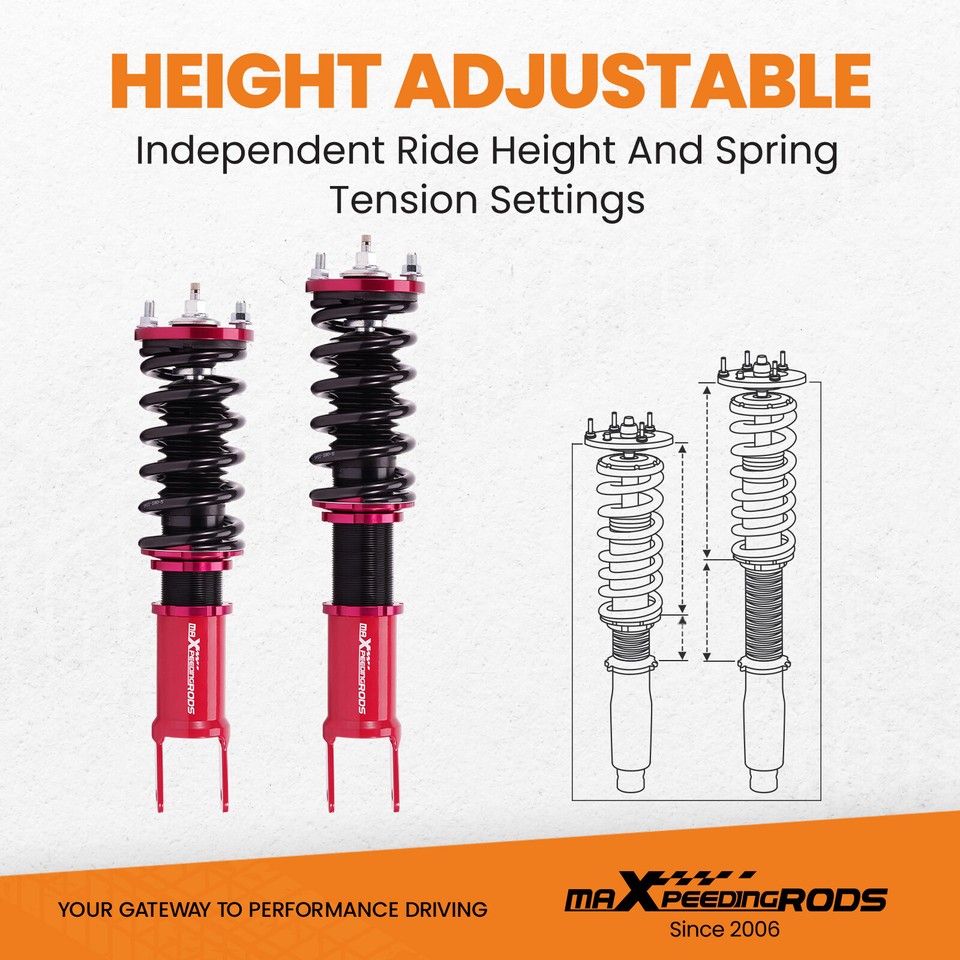 MaXpeedingrods 24 Way Coilover Suspension Kit for Honda Civic EG/EK/EJ 96-00 | eBay