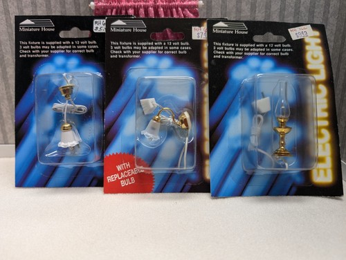 Dollhouse Miniature Assorted Electrical Lights 1:12 Scale | eBay