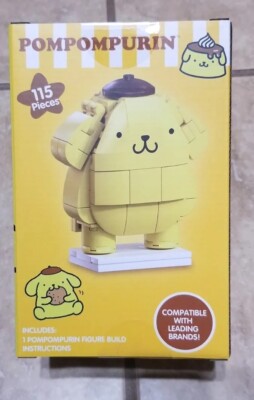 Sanrio Pompompurin 115pc Building Block Figure Set | eBay