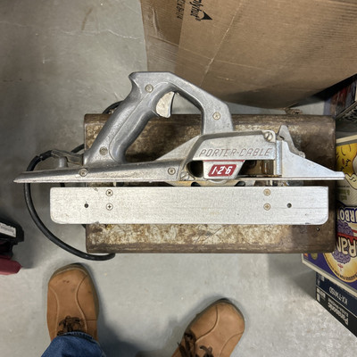 Porter Cable Porta-Plane Heavy Duty 126 Door Planer, with Case WORKING ...