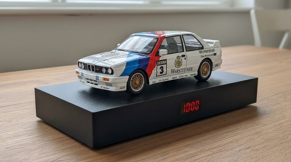 BMW E30 Alarm Clock – Classic Engine Sound Alarm | Handmade BMW Desk ...