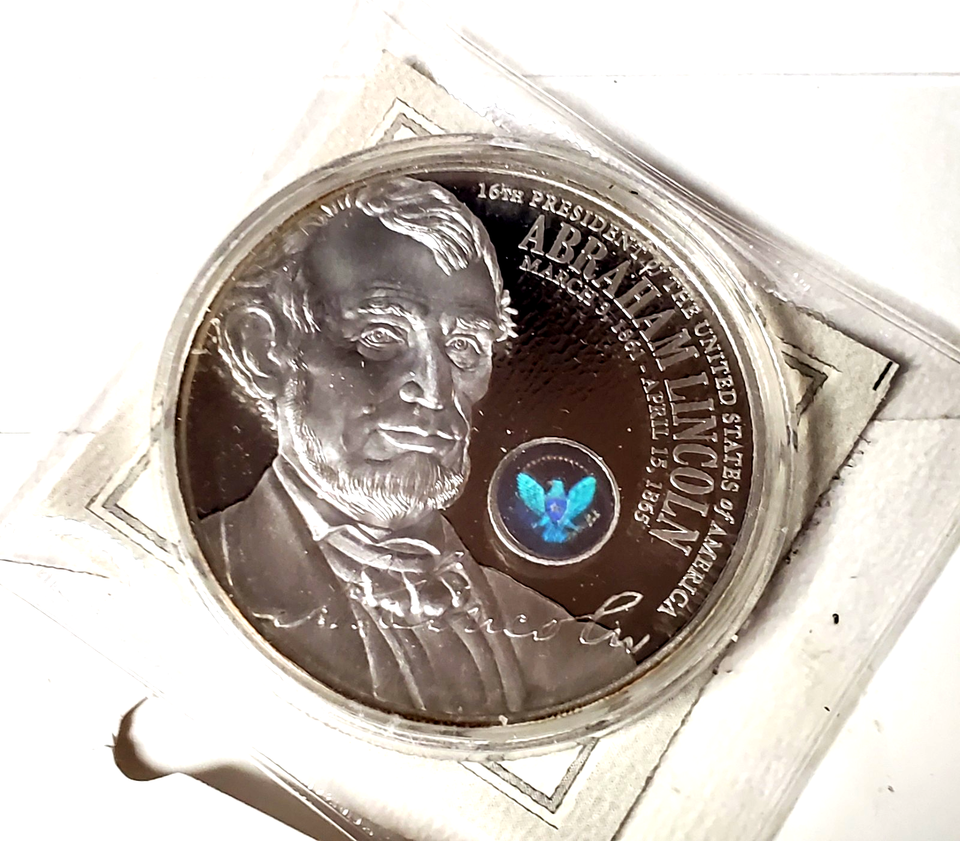 A. LINCOLN & THE 1861 $20 DOUBLE EAGLE BOOK & SILVER PROOF COINS ...