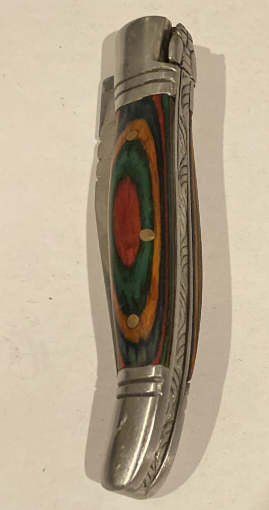 Very cool - Muti Layer vaneer single blade pocket knife One Of A Kind ...