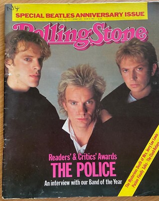 ROLLING STONE - Australian Issue #373 - February 1984 - Police/Sting ...