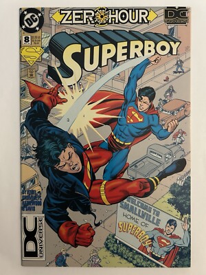 Superboy #8 Rare HTF DC Universe Logo Variant Teen Titans Superman 1994 DCU NM | eBay