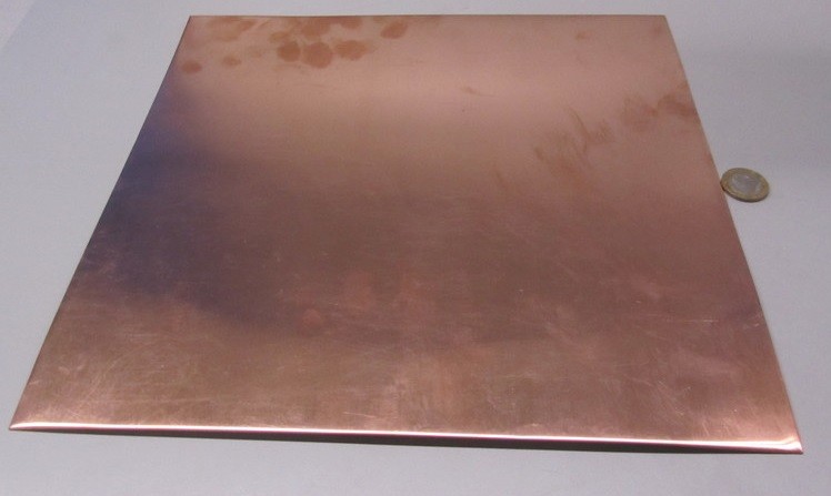 101 Copper Sheet Soft Annealed .050" Thick x 12.0" Wide x 12.0" Length ...