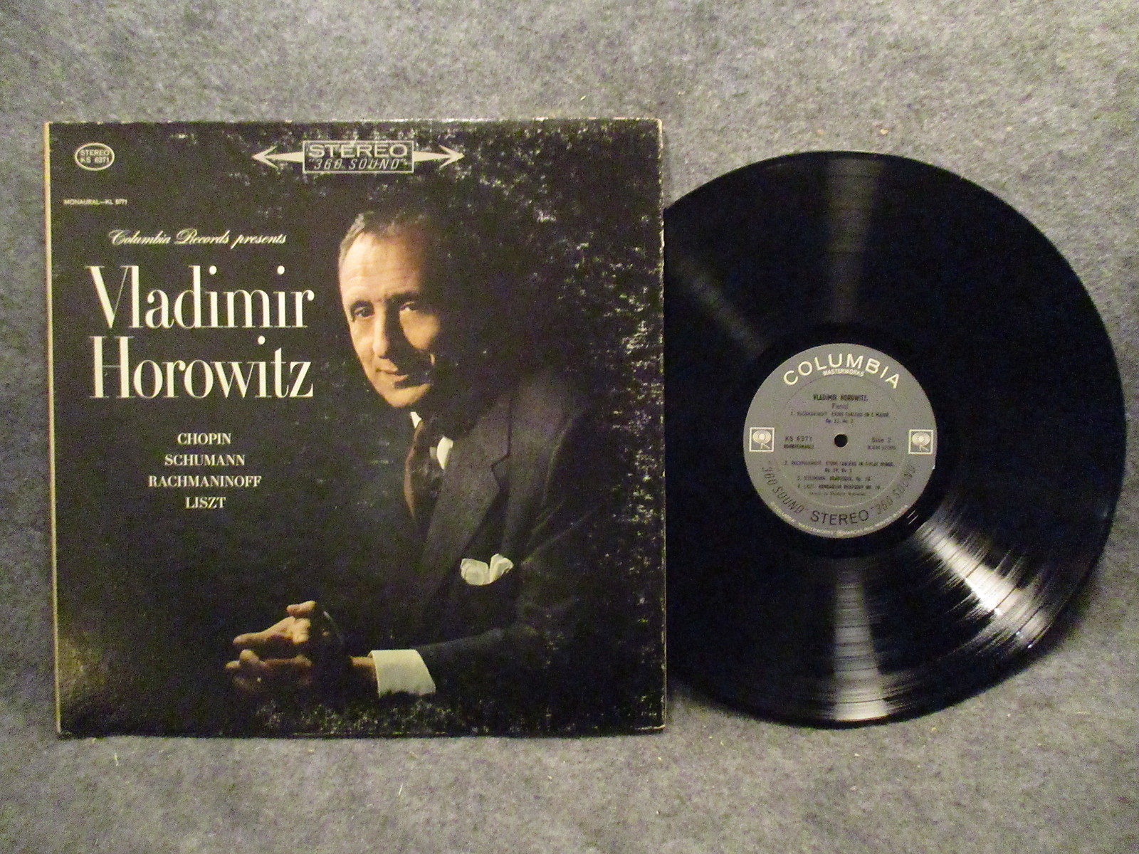 33 RPM LP Record Vladimir Horowitz w/ Booklet Columbia Records KS 6371 ...
