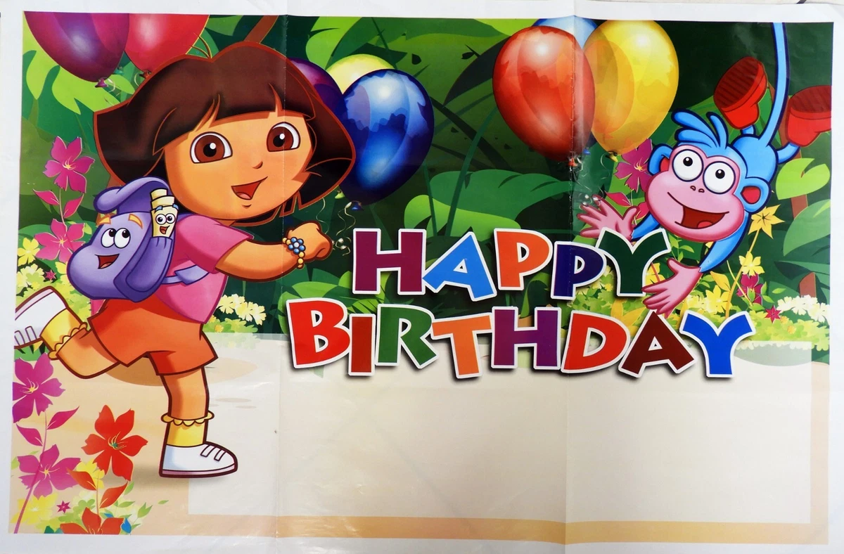 Dora The Explorer Birthday Banner