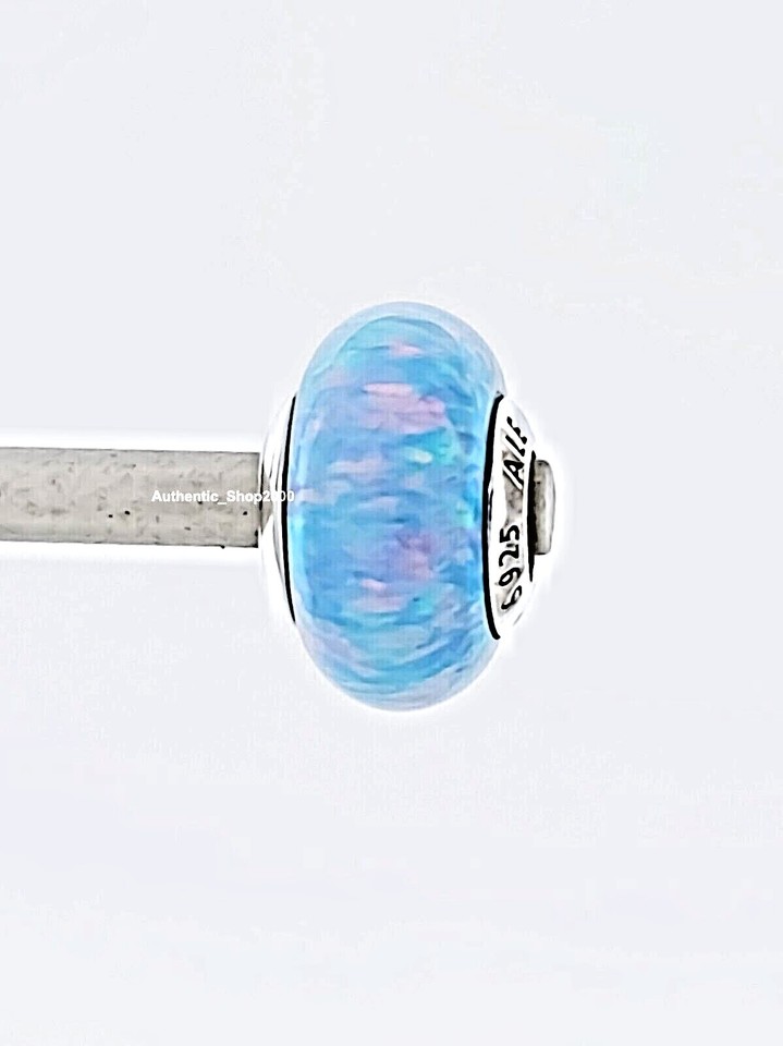 New 100% Authentic PANDORA silver 925 Opalescent Ocean Blue Charm ...