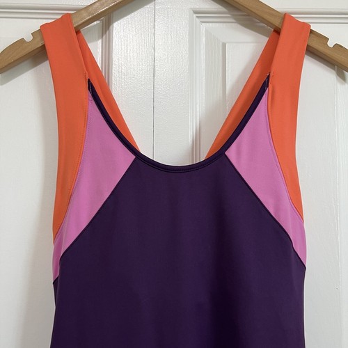 Title Nine Colorblock Crossback Activewear Dress Medium | eBay