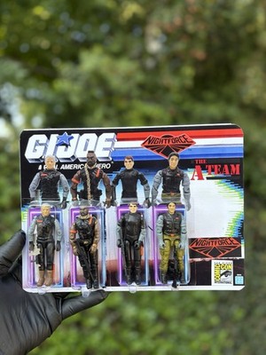 GI JOE NIGHT FORCE EXCLUSIVE A-team 4 Pack | eBay