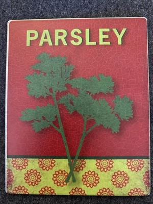 PARSLEY Decorative Metal Tin Garden Herb Sign - Small | eBay