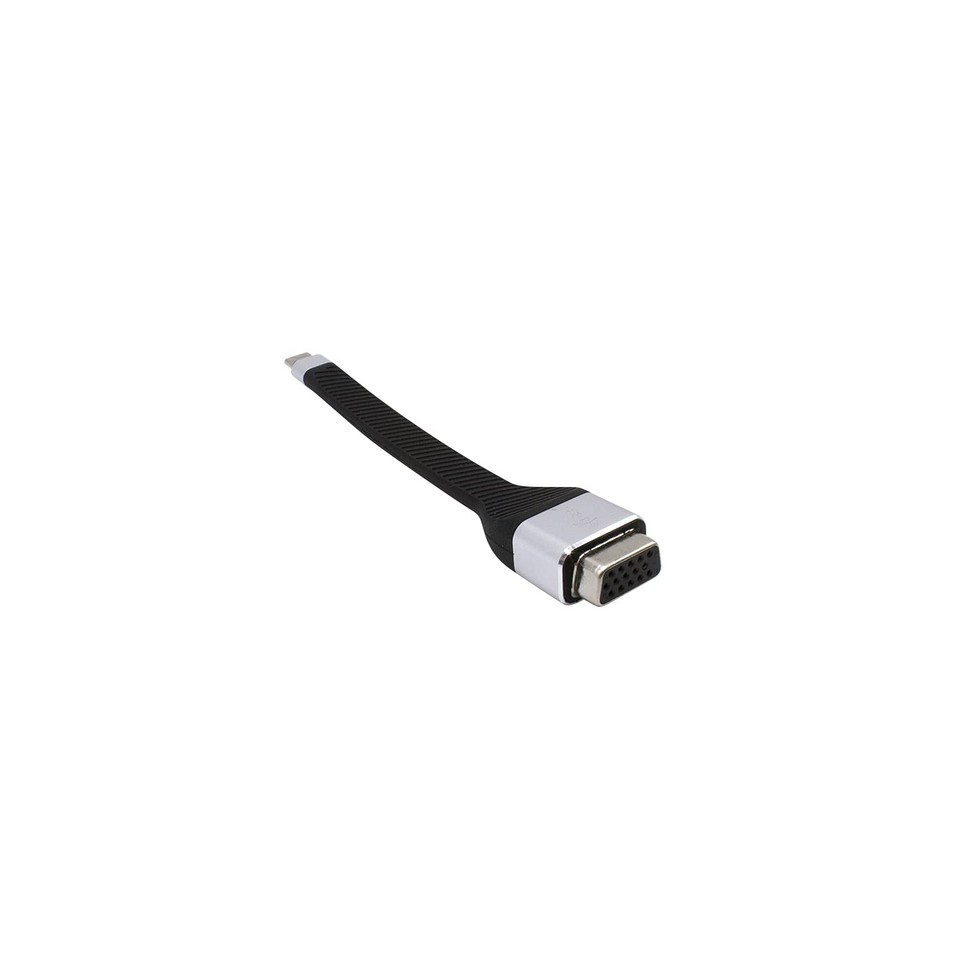 i-tec USB-C to VGA Flat Cable Adapter 1x VGA Full HD 60Hz for Windows Mac OS Thu | eBay