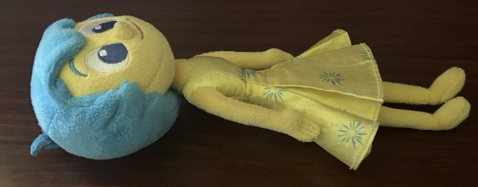 Disney Pixar Inside Out Joy Stuffed Plush Toy Doll 10'' Tomy VGC | eBay