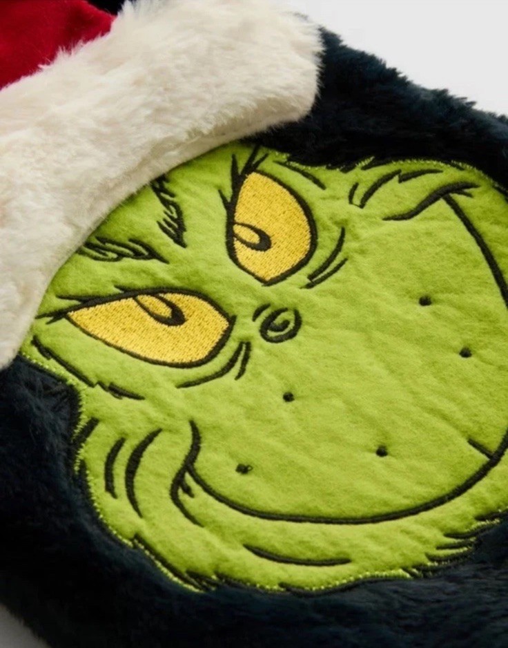 NEW Primark The Grinch Plush Christmas Stocking Holiday Decor 15" | eBay
