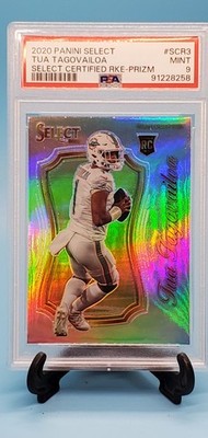 2020 Select Tua Tagovailoa Silver Certified Rookies SCR3 PSA 9 | eBay