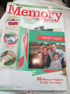 Scrapbooking Memory Makers Magazine December 2006 55 Memory Projects ...