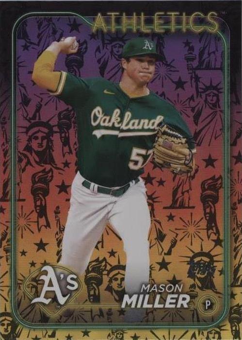 2024 Topps Series 2 - Mason Miller #427 Statue of Liberty for sale ...