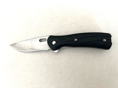 Authentic BUCK 340 Vantage small 420HC Linerlock BLACK with CLIP-Great ...