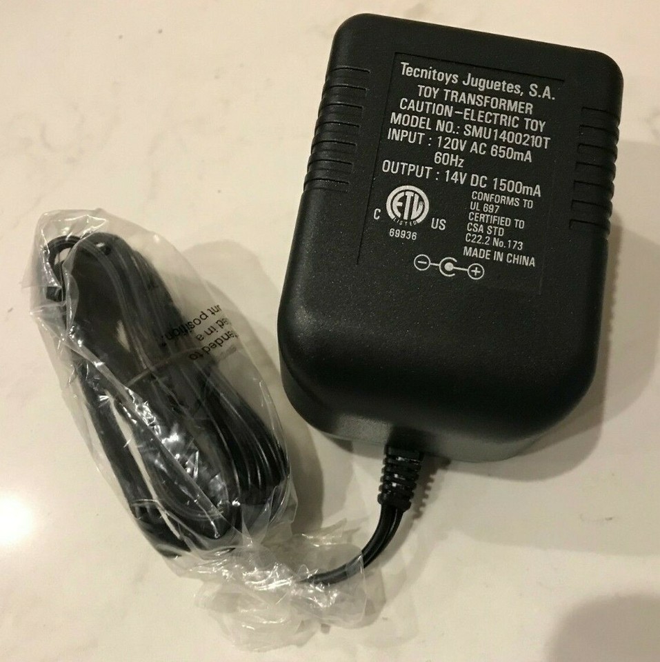 SCX 1/32 Slot Car Power Supply Transformer Pack SWP1401500TU 14V DC ...