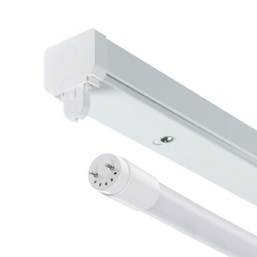 T8 LED Ready Batten Fittings Single, Twin & IP65 2ft 4ft 5ft 6ft 4000k ...