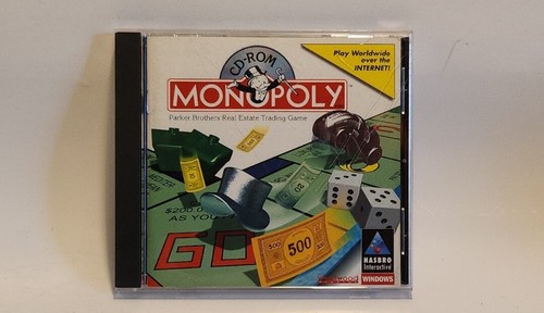 Monopoly CD-ROM Hasbro Interactive Windows Westwood Studios PC Game ...