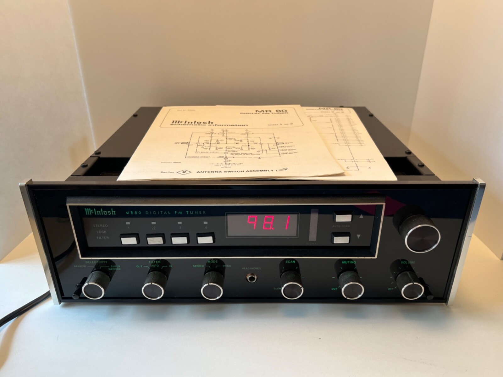 MCINTOSH MR80 FM TUNER - AS IS | eBay