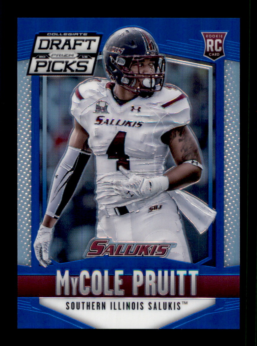 2015 Panini Prizm Collegiate Draft Picks - MyCole Pruitt #226 Blue ...