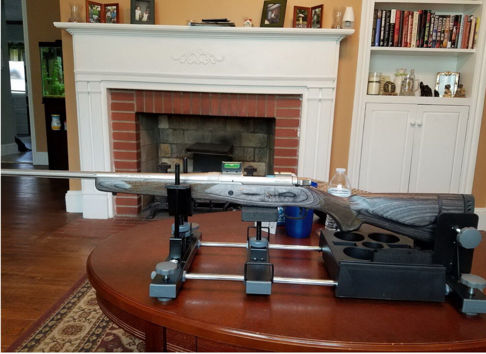 Gun Cleaning Sighting Vise Handgun Holder Stand Rifle Scope Smithing ...