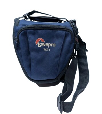 Lowepro Camera Bag TLZ 1 Blue Padded Top Load with Handle & Shoulder ...