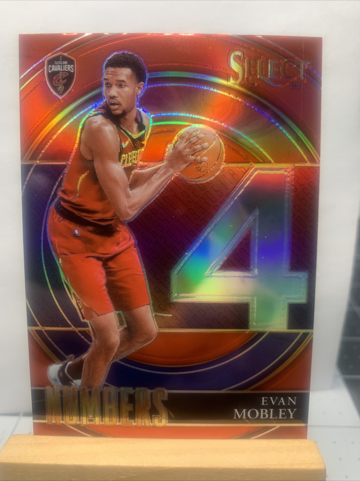 2021-22 panini Select NBA Evan Mobley Numbers Red Prizm #32 | eBay