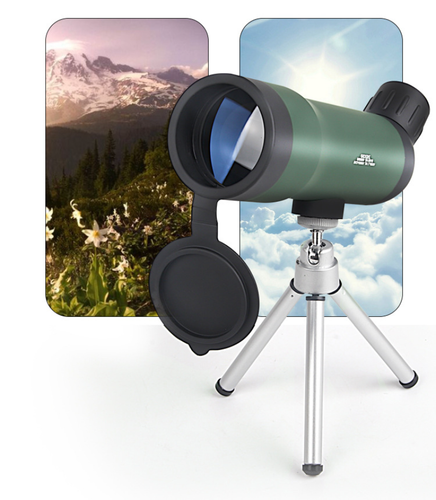 HD Monocular Outdoor Telescope Portable Tripod Night Spotting Scope ...