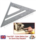 6" Aluminium Alloy Roofing Rafter Speed Square Triangle Angle Guide ...