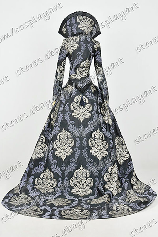 Once Upon A Time Cosplay Evil Queen Regina Mills Dress Costume Fast ...