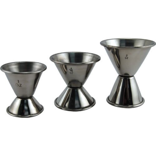 Double Cocktail Jigger Set Of 3 | eBay